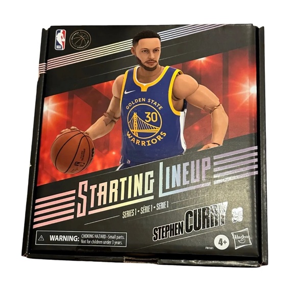 Hasbro | Toys | Stephen Curry Nba Starting Lineup Series Golden State ...